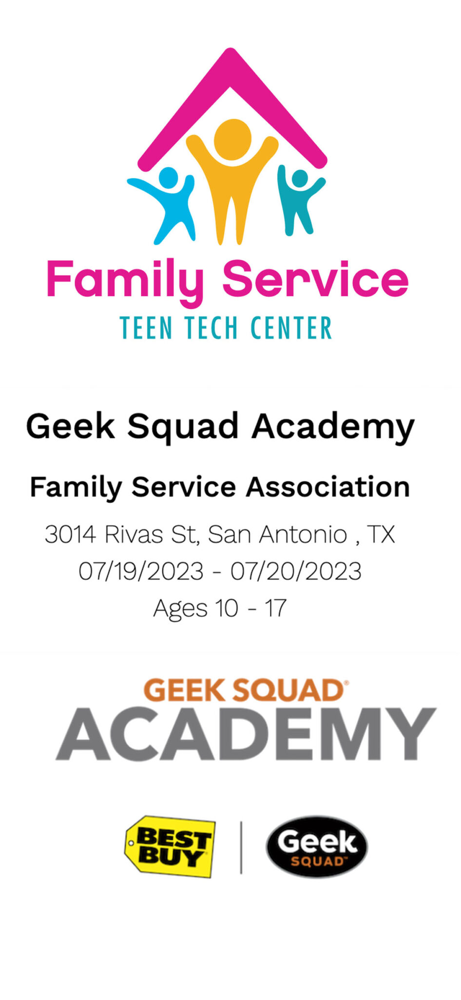 Upcoming Events • Family Service